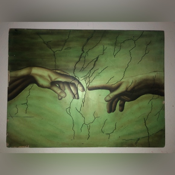 Art | Creation Of Adam Hands Picture | Poshmark